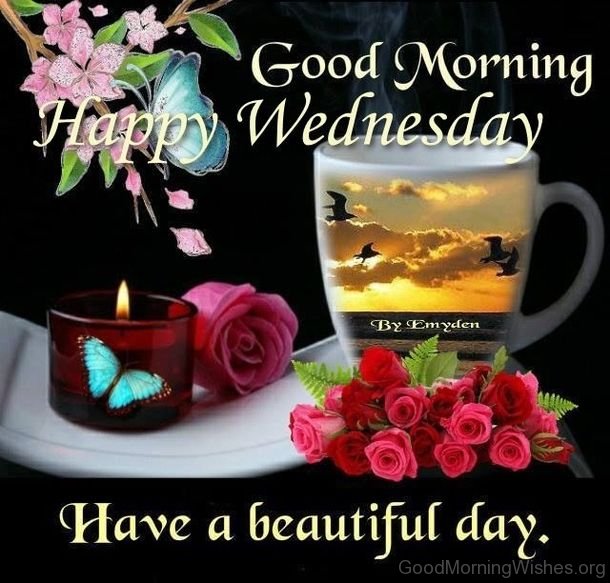 Good Morning Happy Wednesday Have A Beautiful Day Photo - Good Morning ...