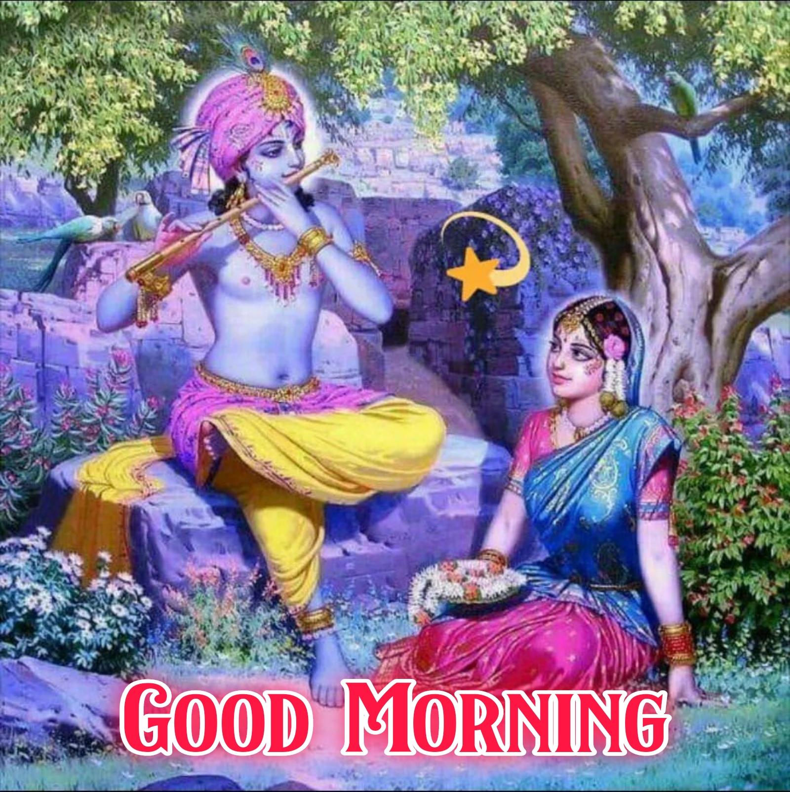 Good Morning Radha Krishna Photos - Good Morning Wishes & Images